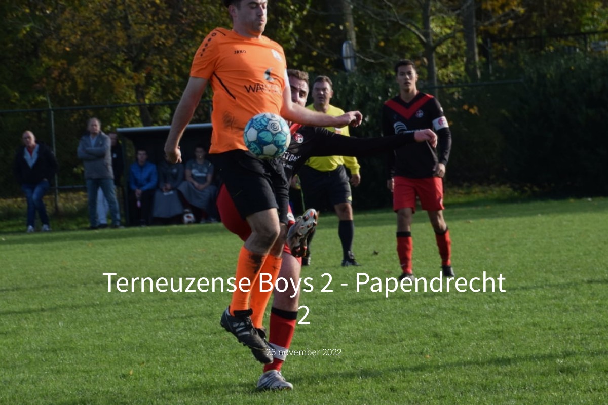 Terneuzense Boys 2 - Papendrecht 2