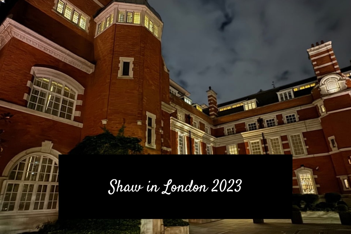 Shaw in London 2023