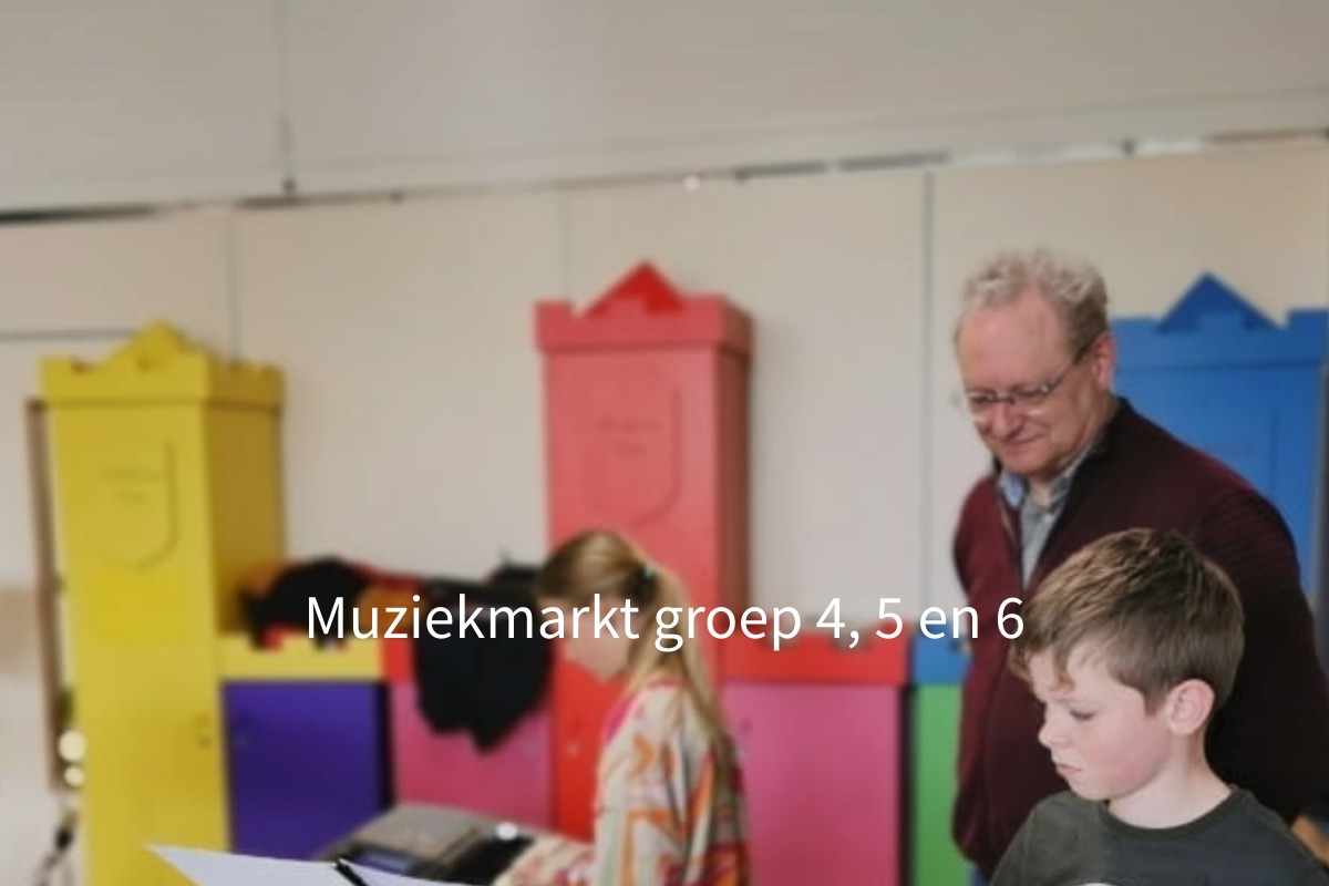 Muziekmarkt groep 4, 5 en 6
