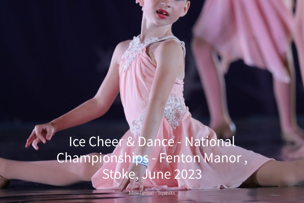 Ice Cheer & Dance - National Championships - Fenton Manor , Stoke, June ...