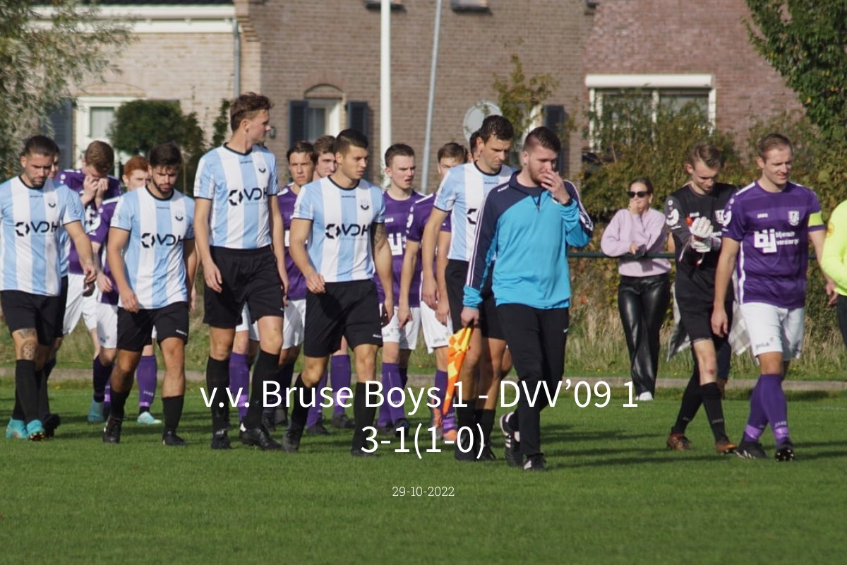 v.v. Bruse Boys 1 - DVV'09 1 3-1(1-0)