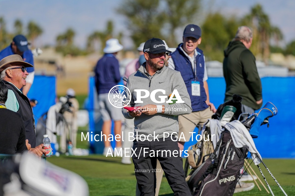 Michael Block PGA Tour AMEX/Farmers