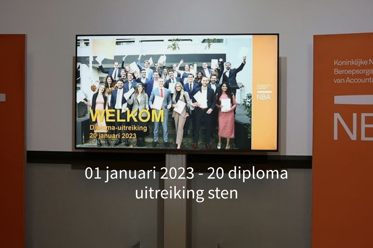 01 januari 2023 - 20 diploma uitreiking sten