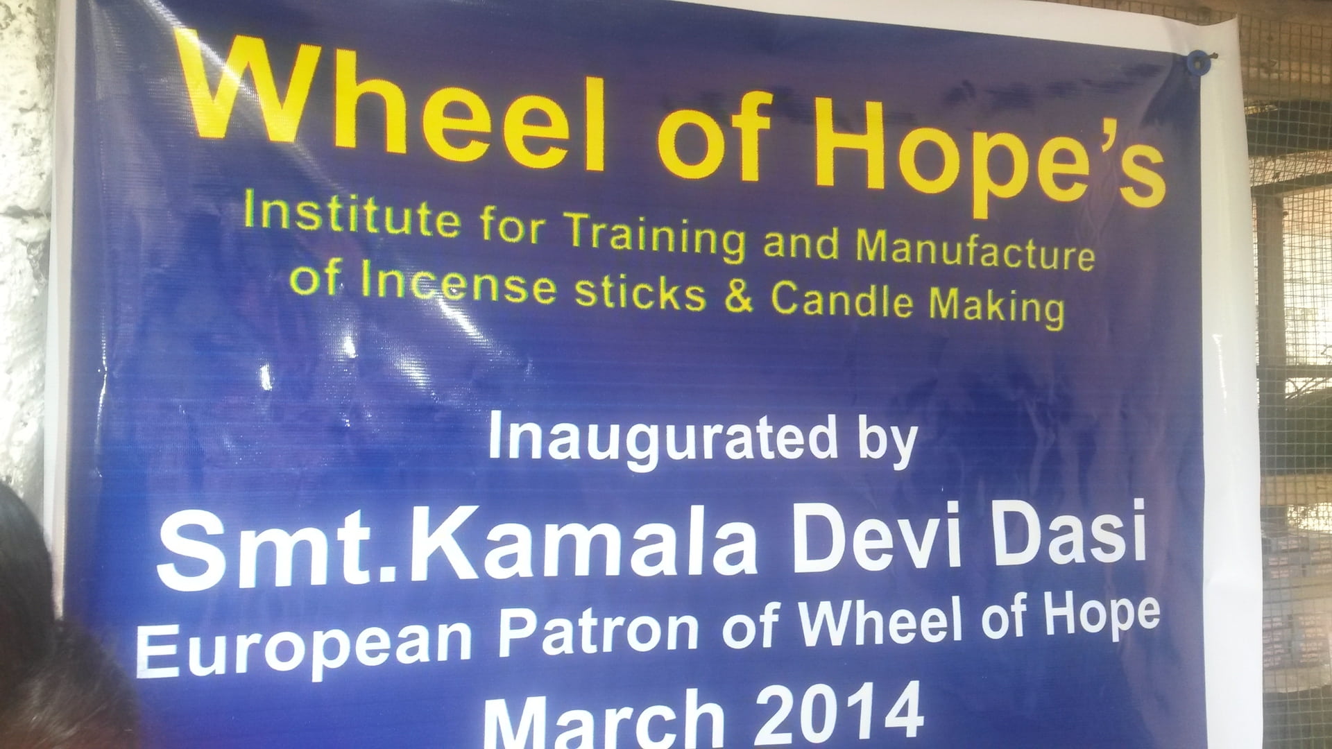2014 inauguration wheel of hope