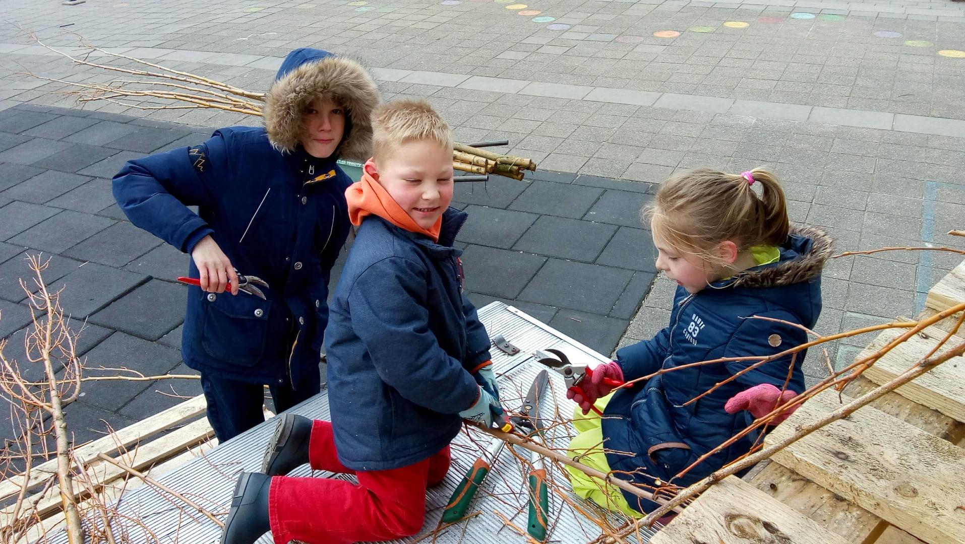 Schoolplein opknappen