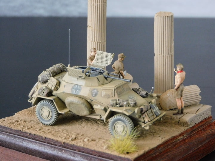 DAK Sd.Kfz.222 (First to Fight 1:72) - Ready for Inspection - Armour ...